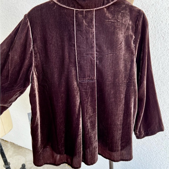 Habitat | Tops | Habitat Chocolate Brown Velour Blouse | Poshmark